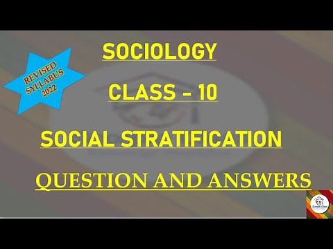 KSEEB I Sociology I class 10 Social Stratification notes I revised notes social science I