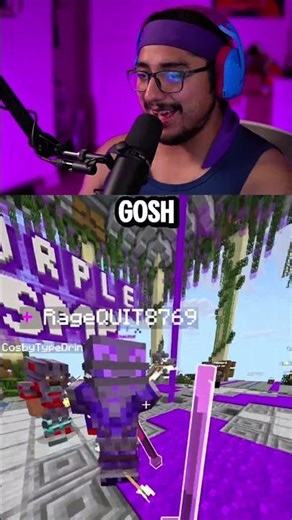 Bro was Thors from vinland saga 💀 #minecraft #minecraftsmp #gaming