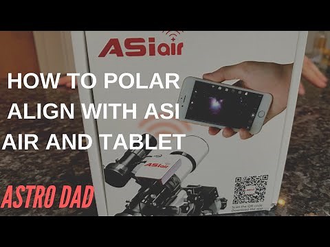 ASI Air polar align. Tablet telescope polar align