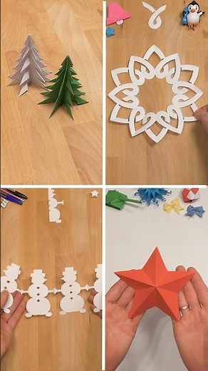 EASY BEAUTIFUL CHRISTMAS CRAFTS, SNOWFLAKE, TREE, SNOWMAN, AND A BEAUTIFUL STAR | CAPTIVATING DECOR