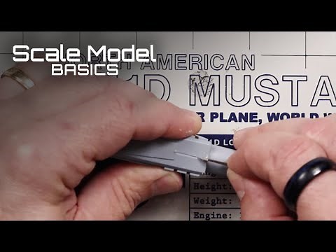 Scale Model Basics: Hide seams by scribing panel lines