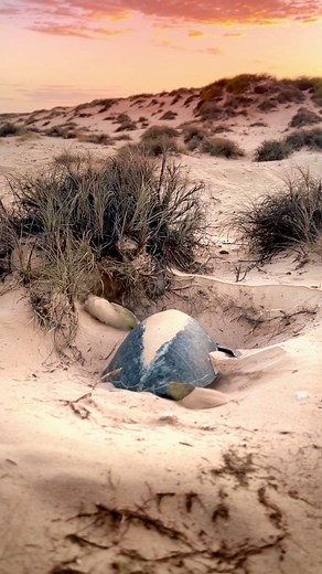 BBC Earth on Instagram: "Do not disturb mode activated ⛔️ Shortly after mating, female turtles climb ashore to build nests using their flippers. Species dependent, they can lay up to 200 eggs, which they leave behind to incubate in the warm sand. #EarthCapture by @aeroture_aus . . . . #WorldTurtleDay #TurtleNest #Reptiles #OceanWildlife #WildlifePhotography"