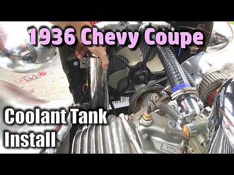 Coolant Overflow Tank Install On My 1936 Chevy Coupe 350 SBC