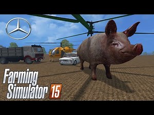 Porco Voador e Mercedes Benz NG 1632 - Farming Simulator 2015