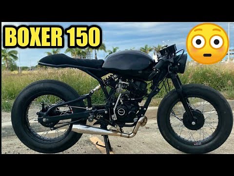 Modified Kawasaki Bajaj Boxer 150 Into CafeRacer 🤩 CLASSIC CUSTOM MC GARAGE | MotoMahal
