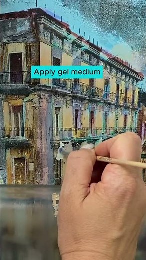 Gel Printing -Tearing Paper #printmaking