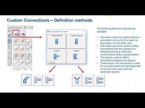 21. Custom Connections in Advance Steel 2019