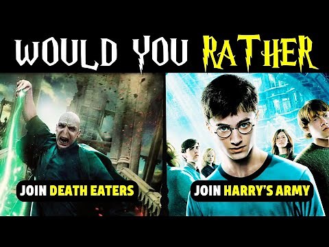 Would You Rather | Harry Potter Edition 🧙‍♂