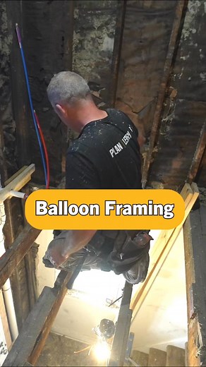 Balloon framing explained 👊 #DIY #framing #homeimprovement #bathroomremodelingteacher #bathroomdesign #carpentry #freestuff #NASCAR #NFLSunday #freeitems #TransportationProvided #freetogoodhome #FitnessEquipment #curbsidepickup #trading #sticker #fblifestylee | Bathroomremodelingteacher