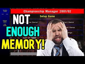 Championship Manager 01/02 Not Enough Memory - #CM0102 #CM0102BestPlayers #TGR