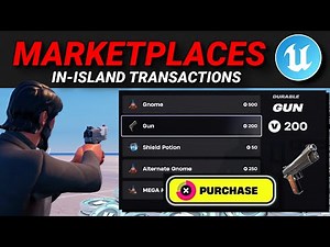 Creating Marketplaces and In-Island Transactions in Fortnite Creative/UEFN! (Full Tutorial)