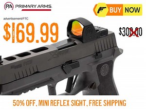 Primary Arms GLx RS-15 Mini Reflex Sight 50% OFF $169.99 FREE S&H
