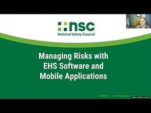 EHS Software and Mobile Applications Webinar
