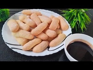 Easy Lady Fingers Recipe/Italian sponge Fingers