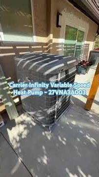 Carrier Infinity Variable Speed Heat Pump - 27VNA348A003 #heatpump #carrier #airconditioning