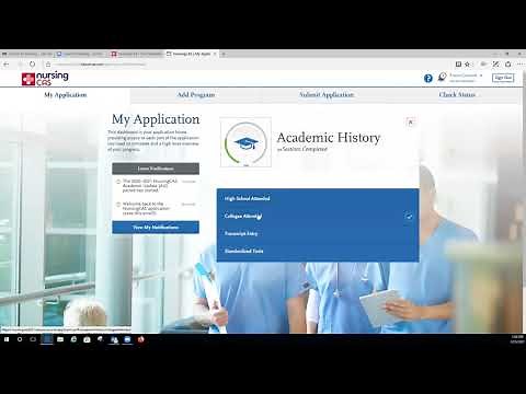 NursingCAS Application Tutorial for LSU Health New Orleans School of Nursing
