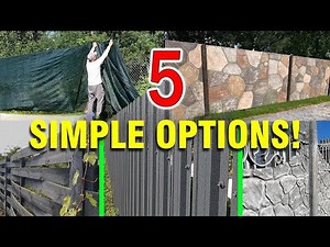 DIY Fences: 5 Super Easy Ideas Anyone Can Build!