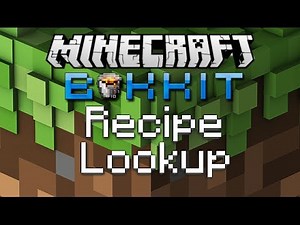 Minecraft Plugin Showcase - Recipe Lookup