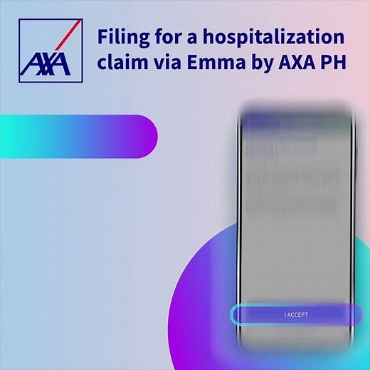 Filing for hospitalization claim via Emma by AXA app