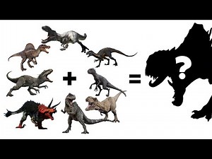 Create of the Most Dangerous Hybrid of Dinosaur | Dinosaur Fusion DRAWING