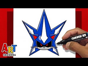 How To Draw Neo Metal SONIC