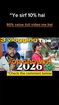 Daily Vlogging Secrets Nobody Tells You | Start Your Vlog Today | Santanu Malakar #vlog