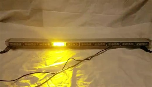 Watch 60" LED Amber Emergency Flashing Warning Light Bar on Amazon Live