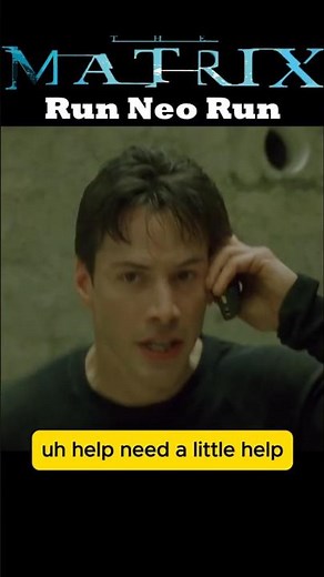 Run Neo Run - The Matrix (1999) #shorts #thematrix #keanureeves