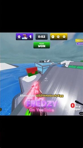 Clean Sniper Gameplay 🎯 | Roblox Rivals | FREDZY #robloxrivals #roblox #gamingshorts #FREDZY.