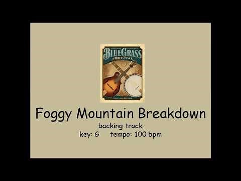 Foggy Mountain Breakdown with extended Em - bluegrass backing track