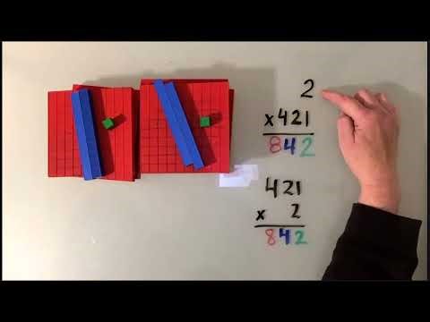 Multiplication Area Model using Base Ten Blocks