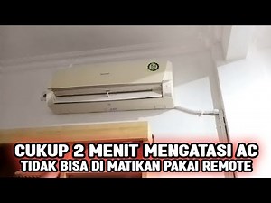 Just 2 Minutes to Fix an AC That Can't Be Controlled by Remote