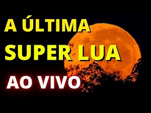 A ÚLTIMA SUPER LUA DO ANO AO VIVO NO TELESCÓPIO NEWTONIANO