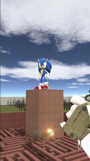 I BLEW UP a GIANT SONIC! 😱💥