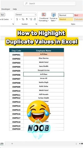 How to check duplicates in Excel?#googlesheets #excel #office