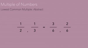 MONTESSORI MULTIPLE OF NUMBERS (Abstract Search for LCM) Workbook