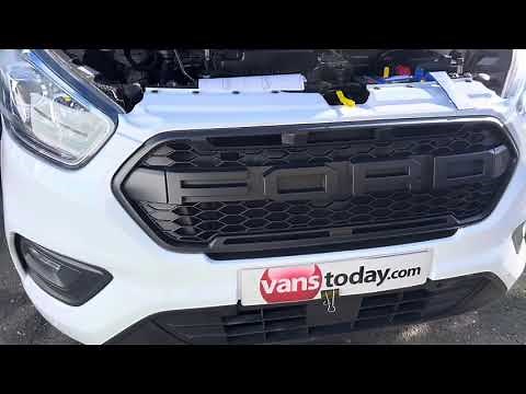 Ford Transit Custom raptor style grill change ‪@VansTodayWorcester‬