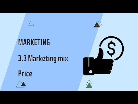 IGCSE Business Studies: Chapter 3.3.2 Marketing mix - Price