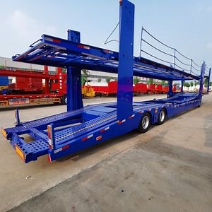 [Hot Item] 2 or 3 Axle 12 Car Carrier Semi Trailer Customization 8-Seater Car Carrier Trailer European-Style Double-Decker Vehicle Transport Semi-Trailer