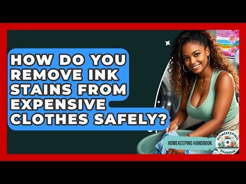 How Do You Remove Ink Stains From Expensive Clothes Safely? - Homekeeping Handbook
