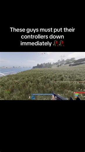 Surviving Intense Moments in Rust Game