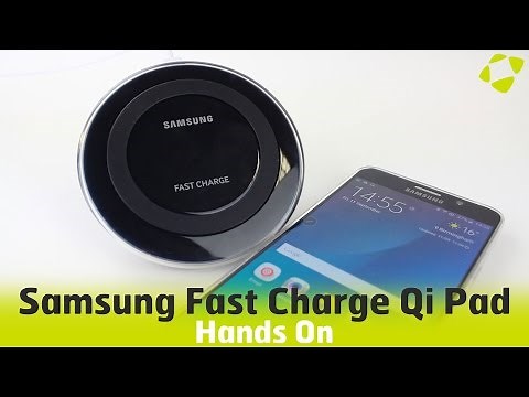 Official Samsung Fast Charge Qi Wireless Charging Pad Hands On Review