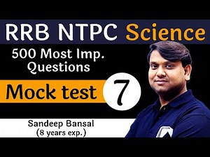 [7] Science| 500 Most Imp Questions| RRB NTPC | Devotion Institute