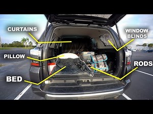 Urban Stealth Truck Camping Setup in my 4Runner!