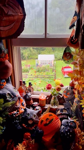 Sarah Patrick on Instagram: "Call me crazy, but I love picking flowers in the rain "