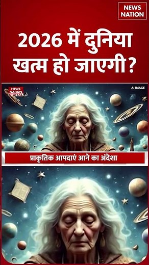 Baba Vanga Prediction for 2026: AI, earthquake, aliens.. 2026 में दुनिया खत्म हो जाएगी? #shorts