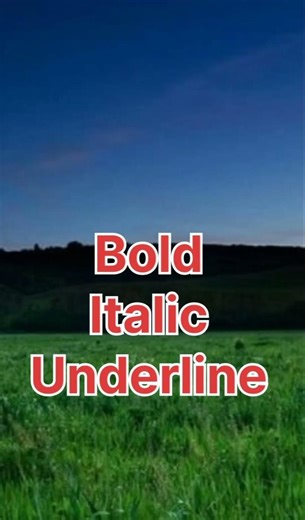 B I U SECRET🔥 Bold Italic Underline Shortcut Keys | MS Word Tamil