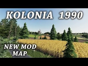 NEW MOD MAP "KOLONIA 1990" Farming Simulator 19 PS4 MAP TOUR (Review) FS19.