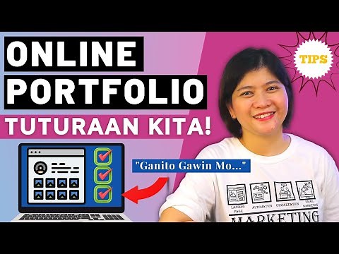 How to MAKE Online Portfolio in CANVA for FREE | How to Build an Online Portfolio - EASY