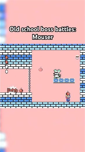 Mouser Boss Battle from Super Mario Bros 2 (Super Mario USA)